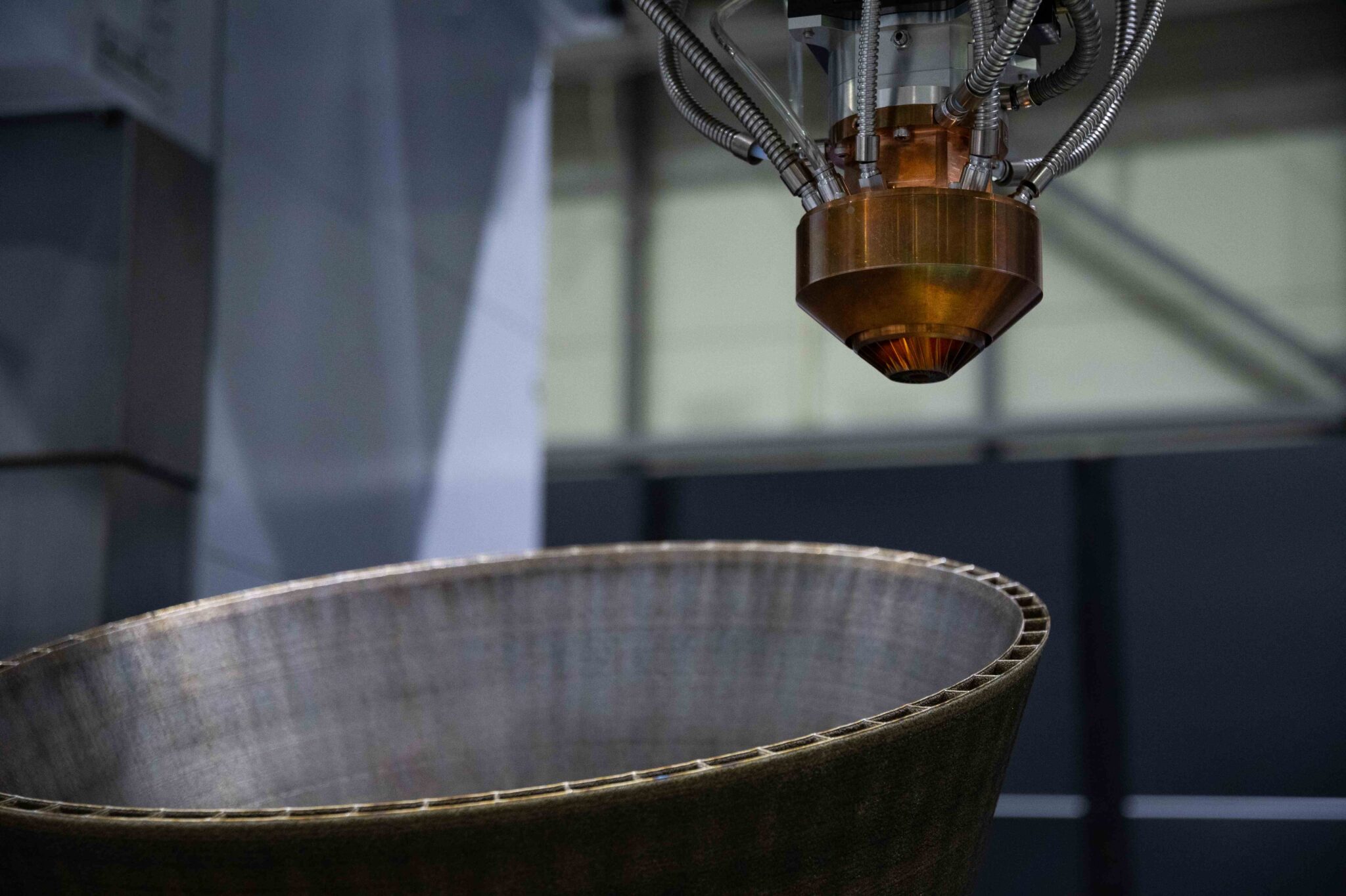 NIDEC LAMDA: Rocket Nozzle 3D Print